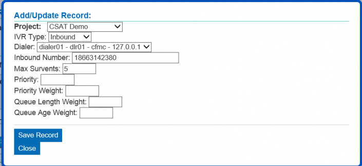 IVR Studies – SURVOX Documentation