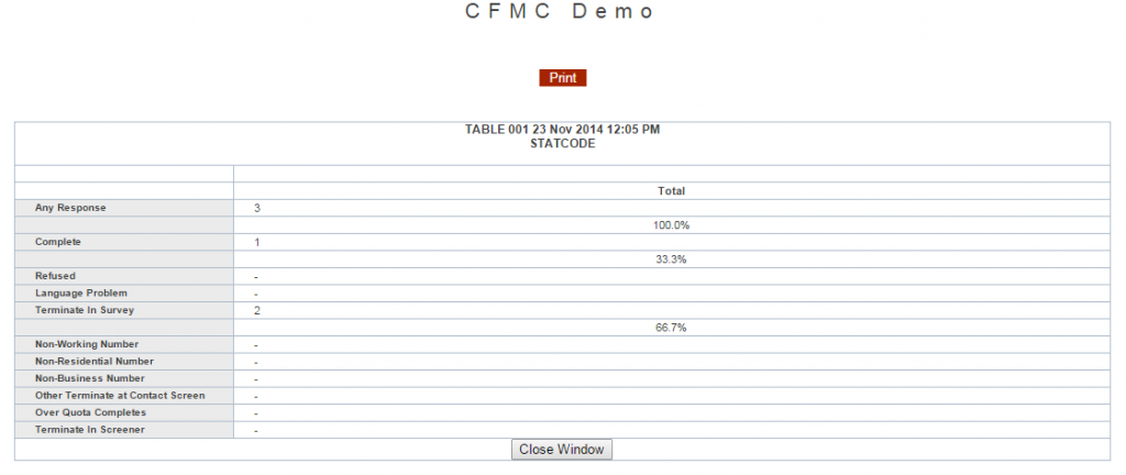 On-Demand Tables – Enghouse Insights (Powered by Survox) Documentation