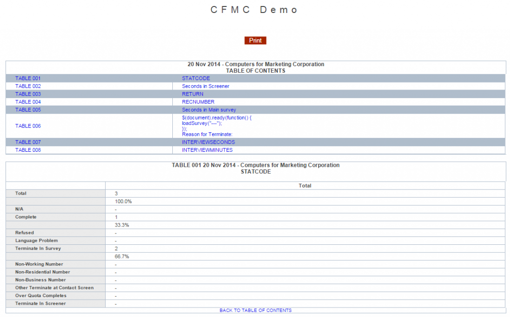 Custom Web Tables – Enghouse Insights (Powered by Survox) Documentation